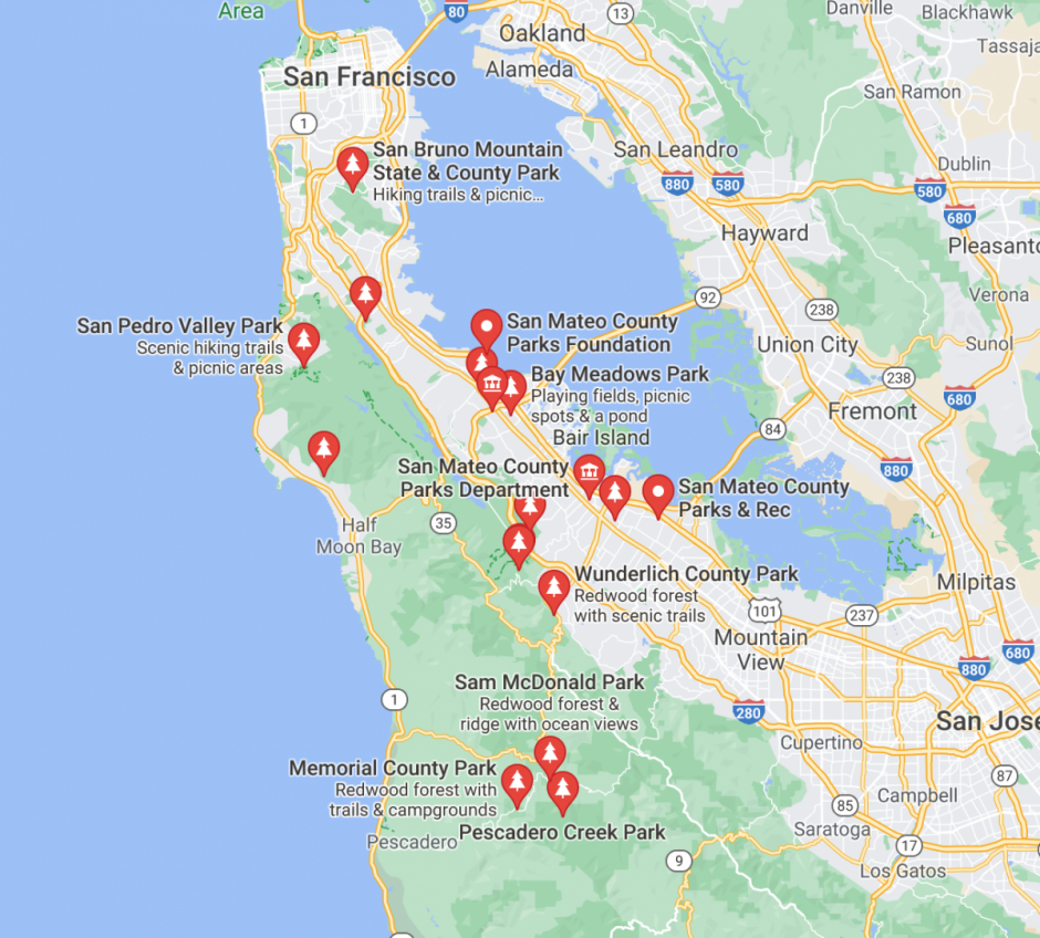 Find a Park or Green Space - Get Healthy San Mateo County